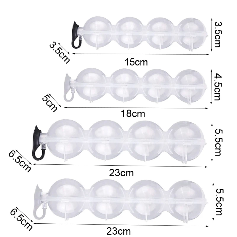 4 loch Ice Cube Makers Runde Eis Hockey Form Whisky Cocktail Wodka Ball Eis Mould Bar Partei ...