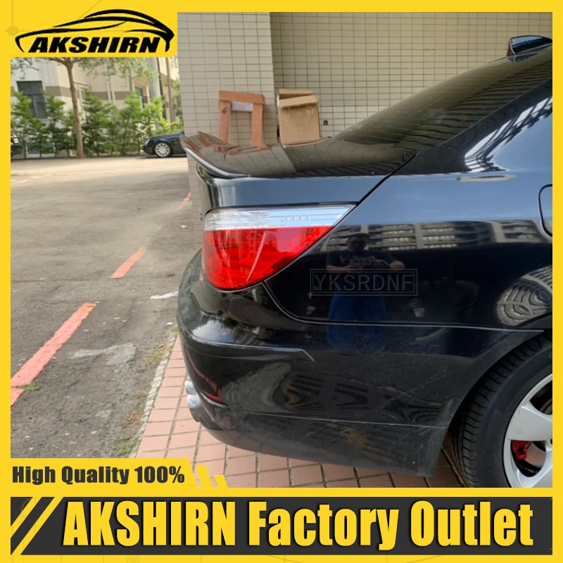 For Bmw 5 Series E60 M5 Black Spoiler 2004-2009 Car Rear Trunk Wing ...