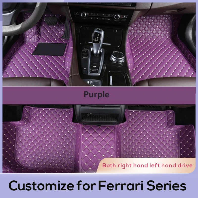 Custom-Floor-Mat-Customize-Make-for-Ferrari-Vehicles-Thicken-Durable ...