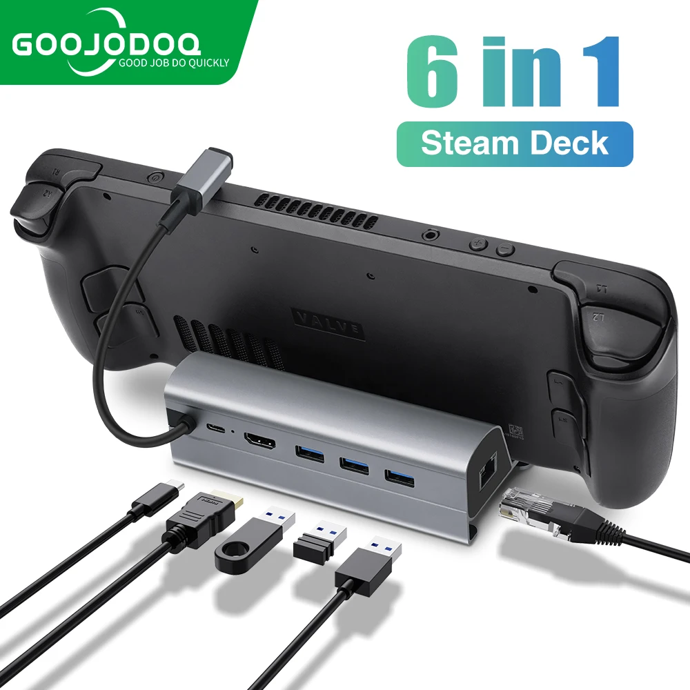 Docking-Station-Compat-vel-com-o-Steam-Deck-6-em-1-Steam-Deck-Dock-com ...