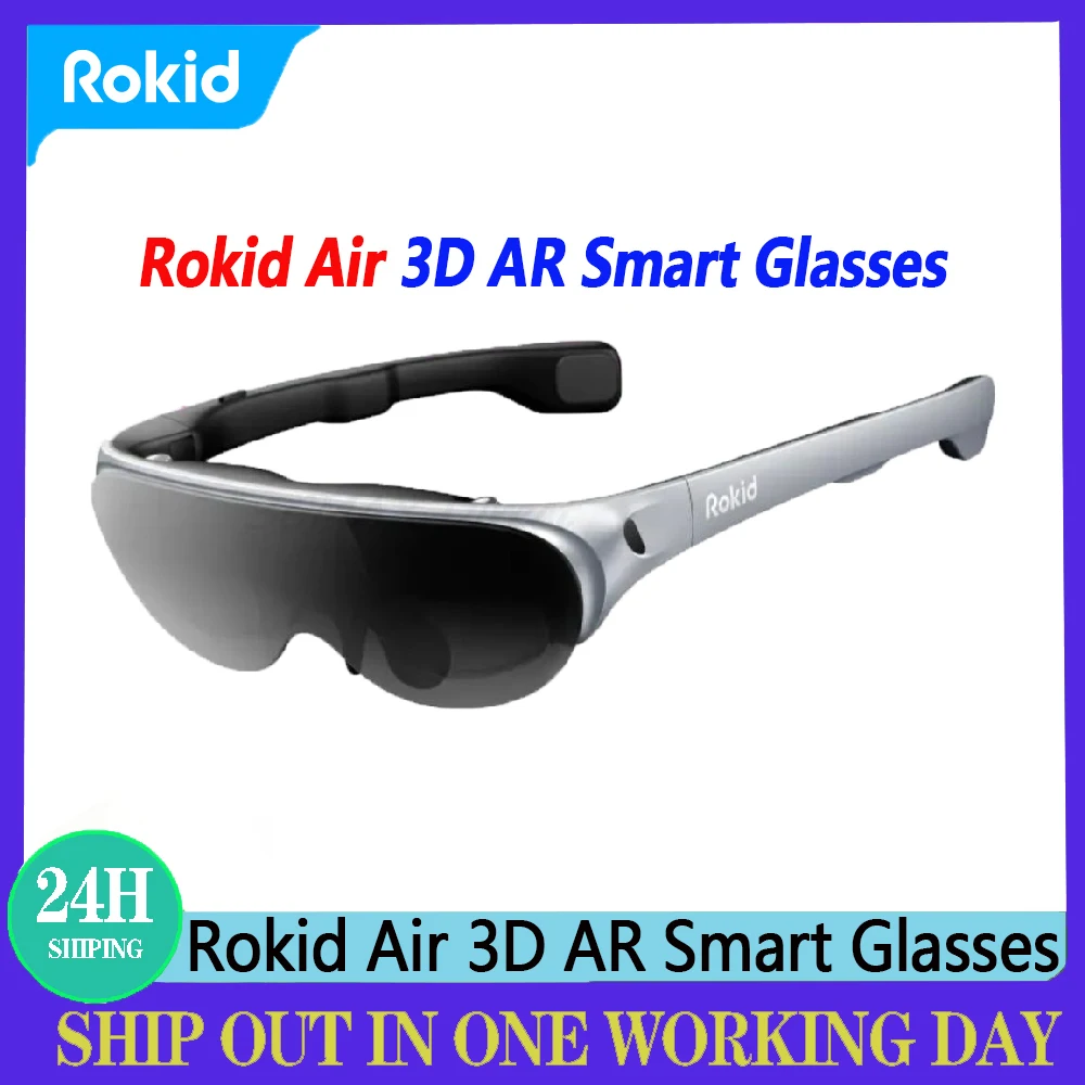 Rokid-Air-3D-Foldable-VR-Smart-AR-Glasses-120-Screen-1080P-OLED-Dual ...