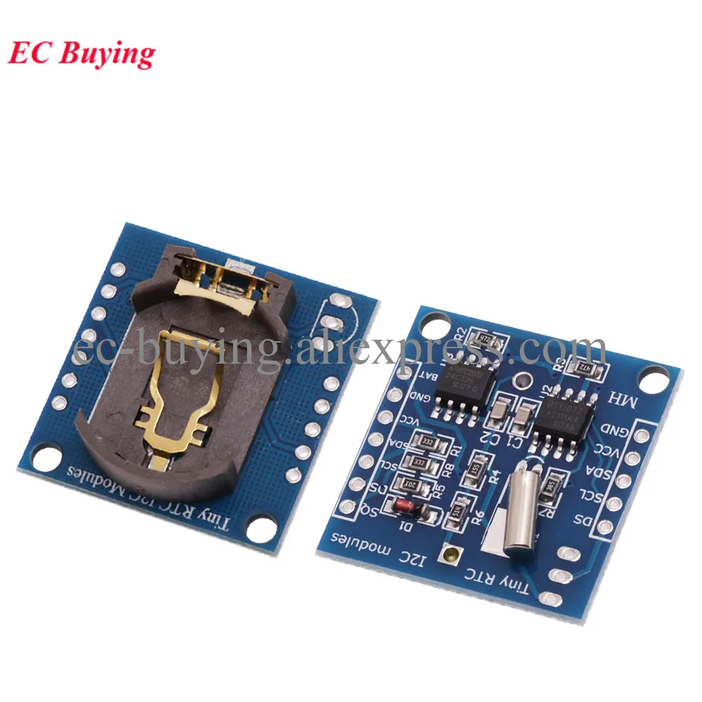 I2C-RTC-DS1307-AT24C32-Real-Time-Clock-Module-For-AVR-ARM-PIC-Tiny-RTC ...