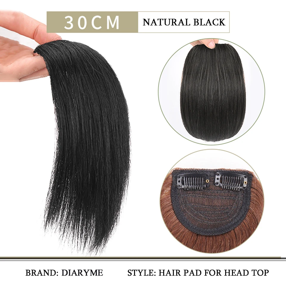 Synthetic singular clip on hair styling pad
