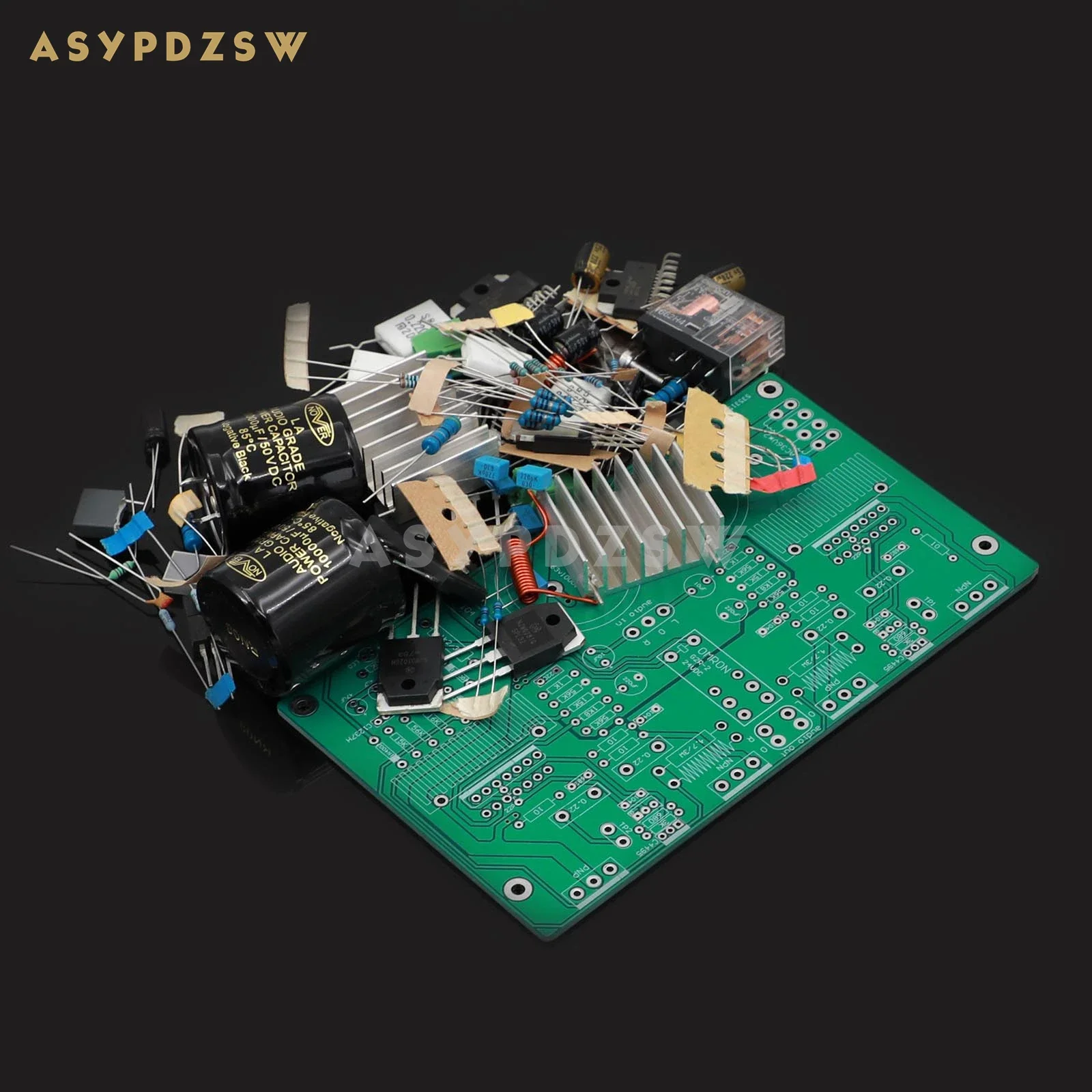 Stereo UPC1342V+NJW0302G/NJW0281G Class AB Power amplifier DIY Kit ...