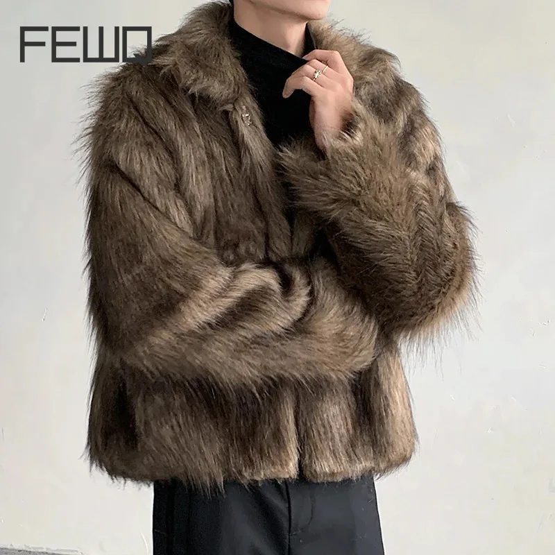 FEWQ-Men-s-Wear-Cotton-Warm-Short-Fleece-Coat-Fur-Jacket-New-Fashion ...