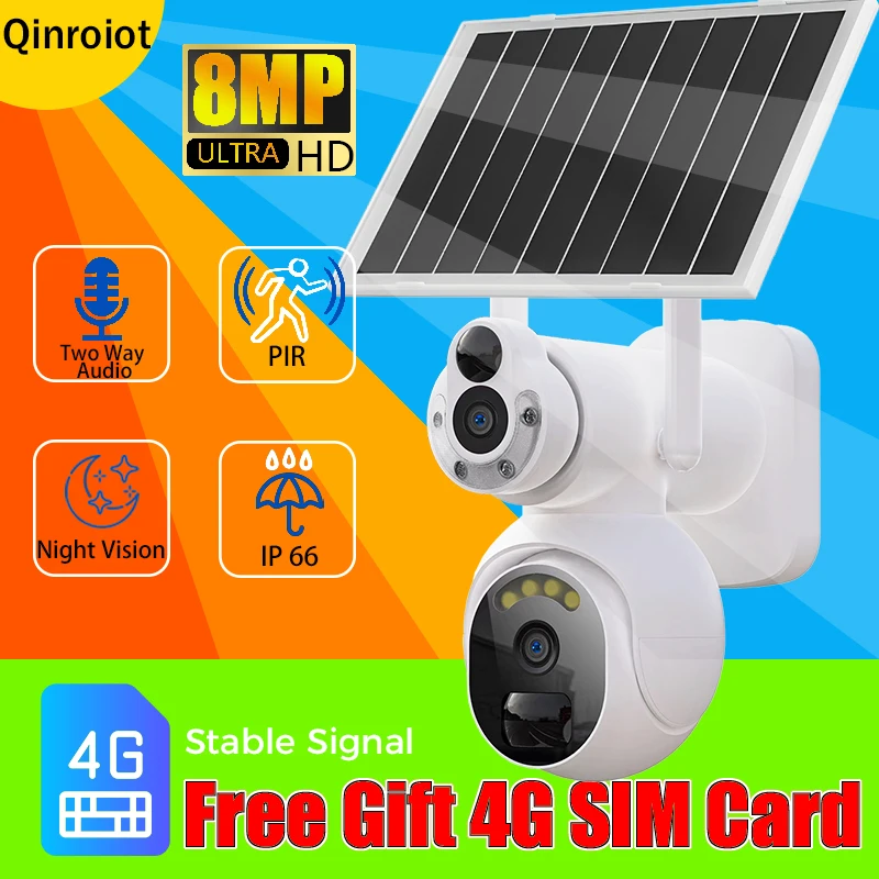 8MP-4G-SIM-WIFI-PTZ-Dual-Lens-Solar-Camera-Security-Outdoor-Wireless ...