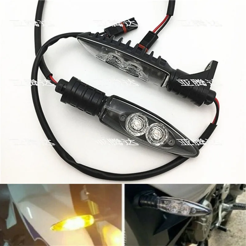 Motorcycle-Turn-Signal-Light-Indicator-Lamp-Black-Motorbike-Cornering ...