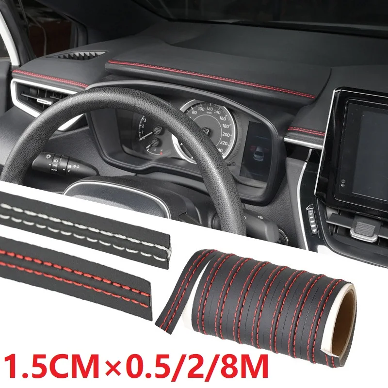 Car-Self-adhesive-Moulding-Trim-Car-Interior-Dashboard-Leather ...
