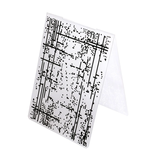 3D Embossing Folder Transparent Embossing Plastic Plates Design For DIY ...