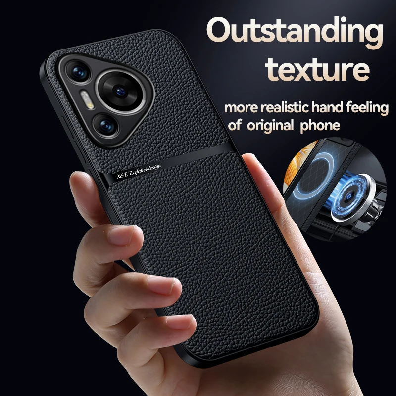 Built in Magnetic Ring Silicone Soft TPU Phone Case For Huawei Pura 70 ...