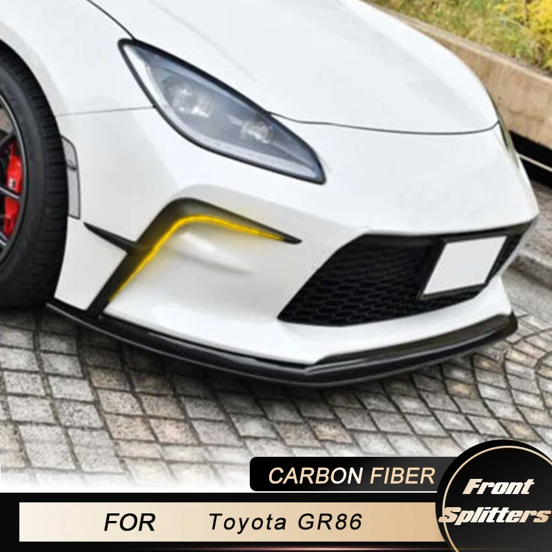 Car-Front-Bumper-Splitters-For-Toyota-GR86-2022-2023-Front-Lip ...
