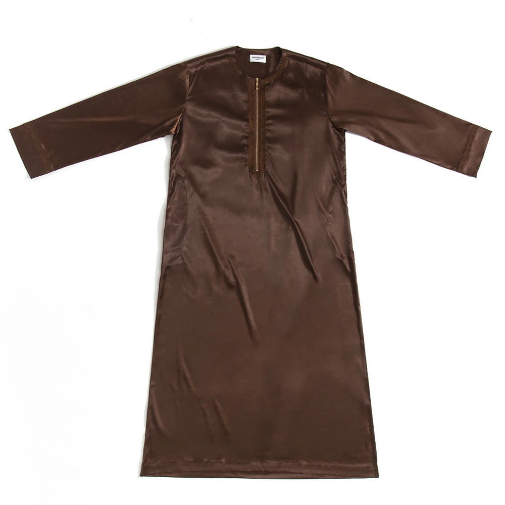 Men-Saudi-Arabia-Robe-Dishdasha-Thoub-Muslim-Clothing-Long-Sleeve ...