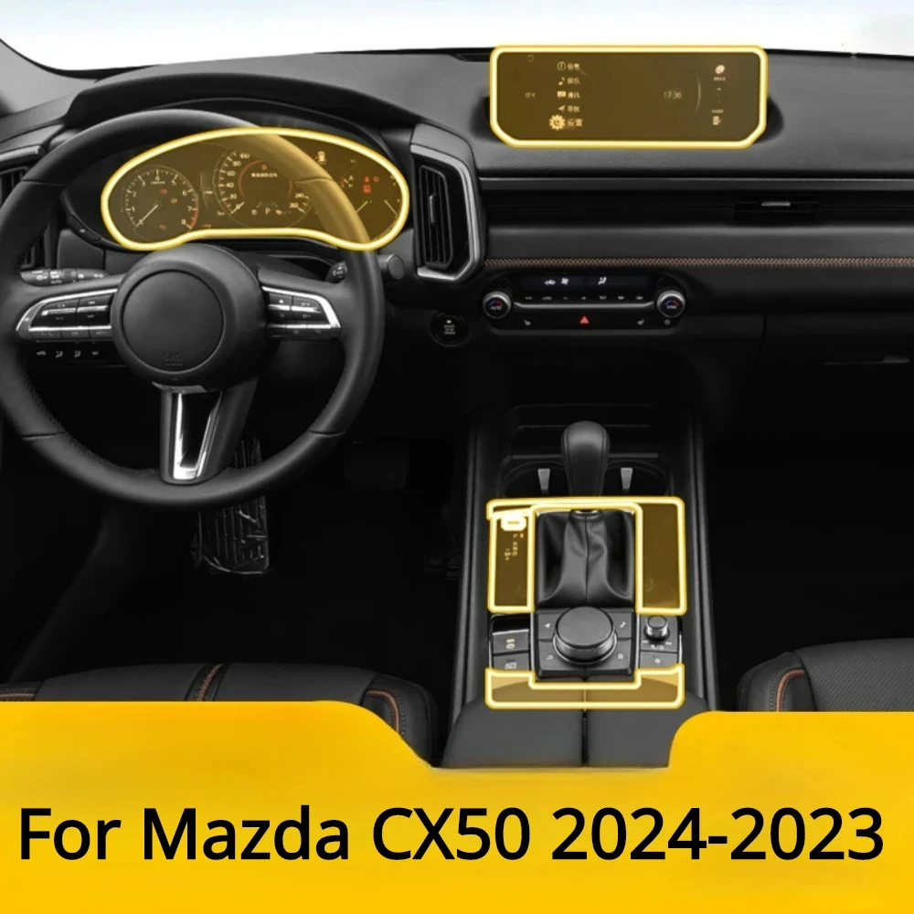 For-Mazda-CX50-2024-2023-Car-interior-Accessories-film-transparent-TPU ...
