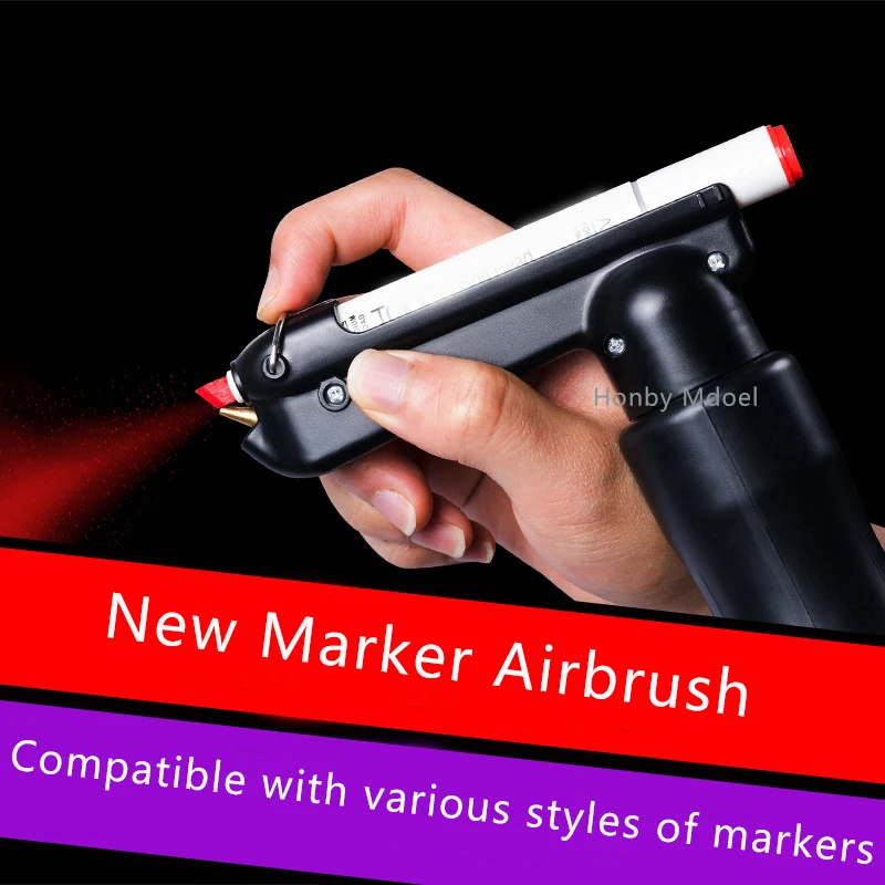 Marker-Airbrush-Assembly-Model-Spraying-Graffiti-Handheld-Portable ...