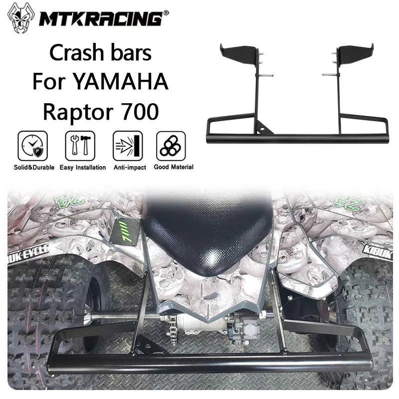 MTKRACING-Crash-bars-For-YAMAHA-Raptor-700-2022-2024-Rear-Grab-Bar-Rear ...