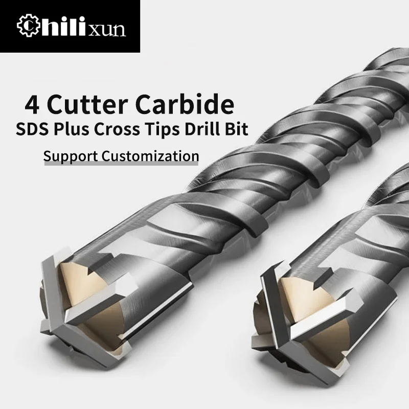 Tungsten-Steel-Alloy-SDS-Al-m-disso-brocas-de-martelo-el-trico-tipo ...