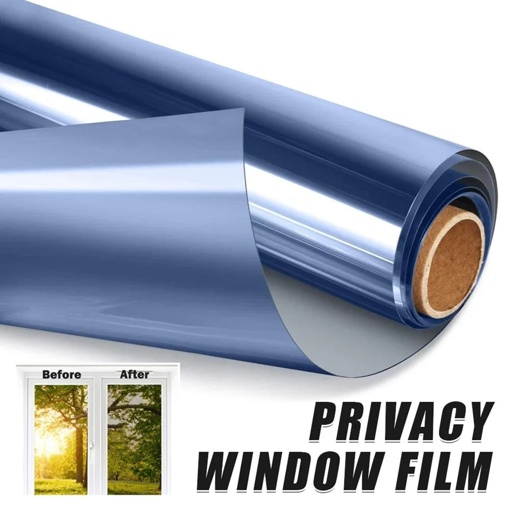 100CM-Mirror-Film-Self-Adhesive-Sun-Protection-Glass-Film-Visibility ...