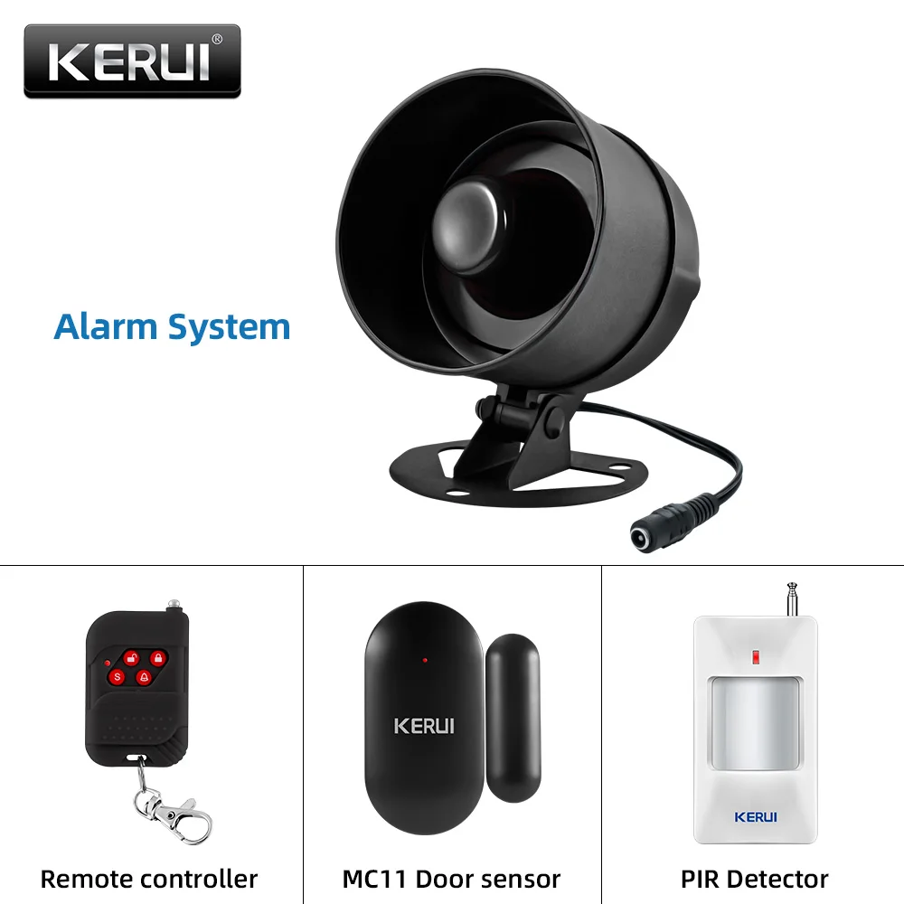 KERUI-120db-Siren-Home-Security-Tuya-Smart-WiFi-Loudly-Speaker-Alarm ...