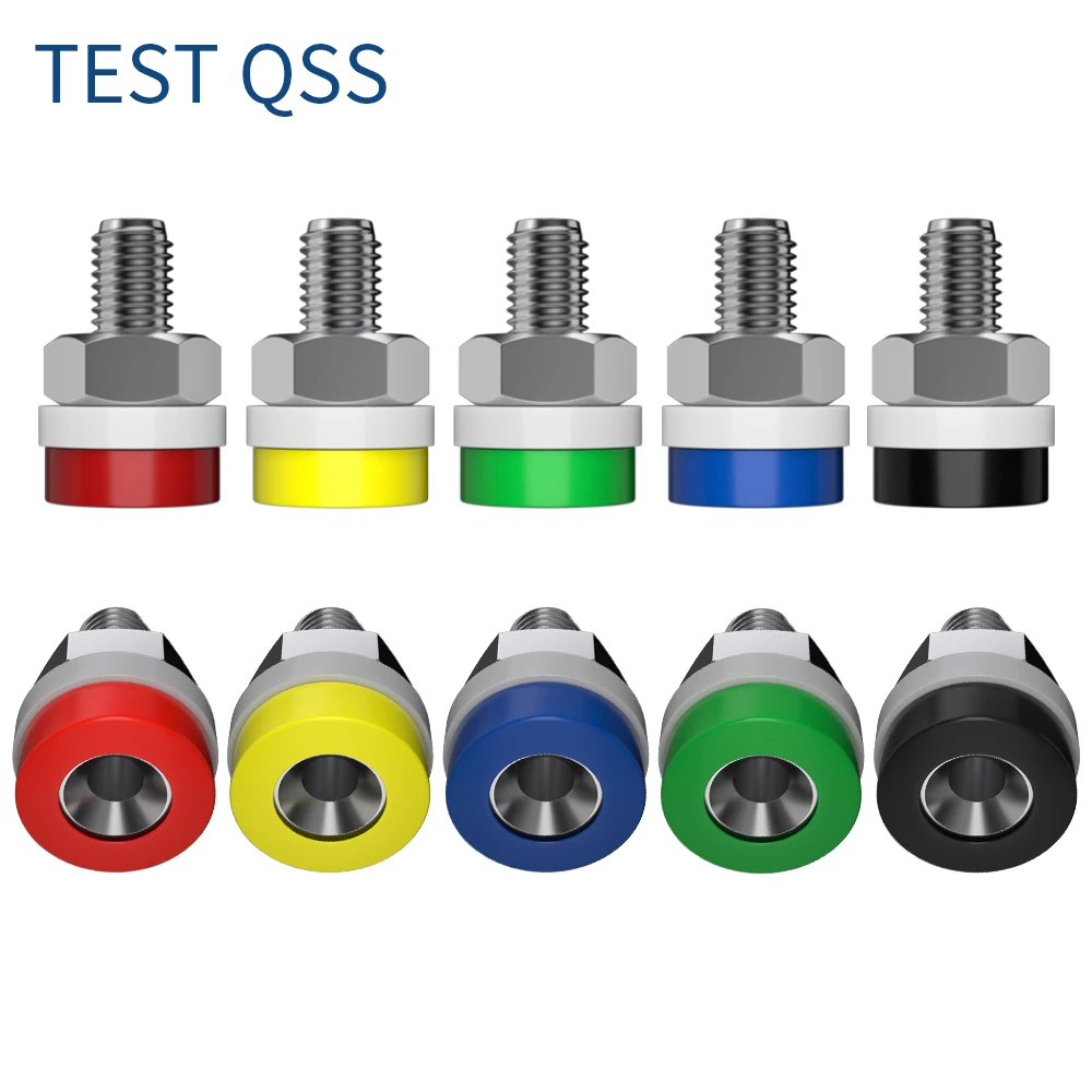 QSS Mini 2mm Banana Female Plug Socket PCB Panel Mount Jack Binding ...
