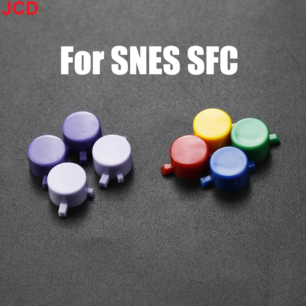 JCD-1set-For-SFC-SNES-Super-NES-Plastic-Buttons-A-B-X-Y-Replacement ...