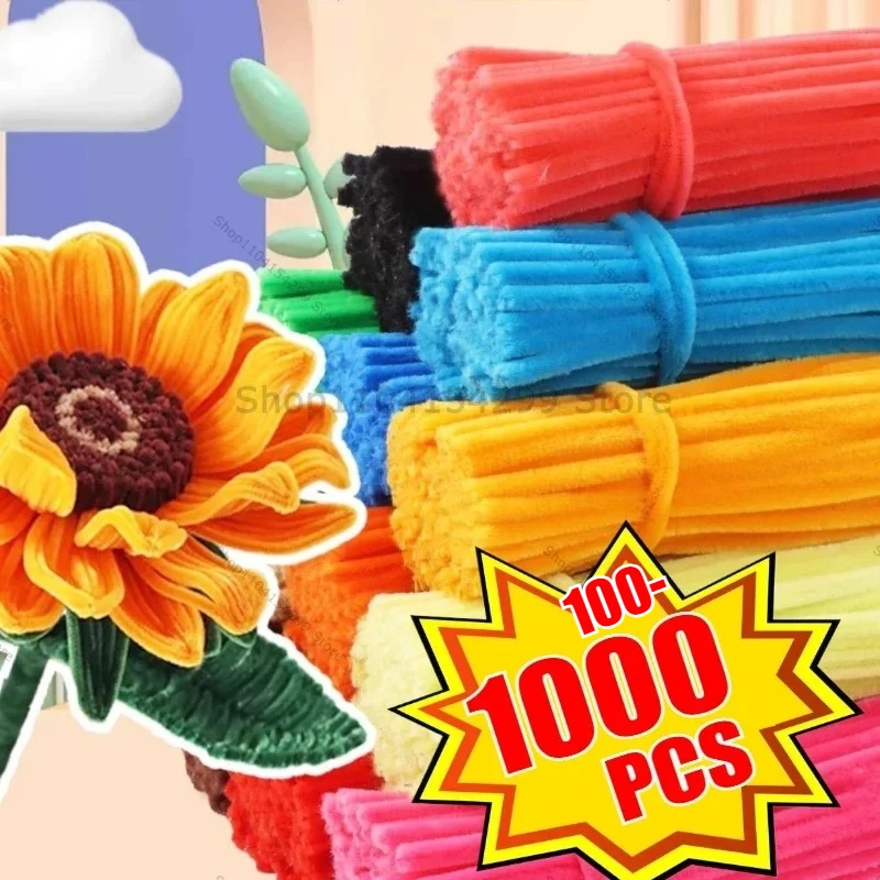Cleaner Pipe Cleaners for Crafts Creative Chenille Stem Wire Pipe ...