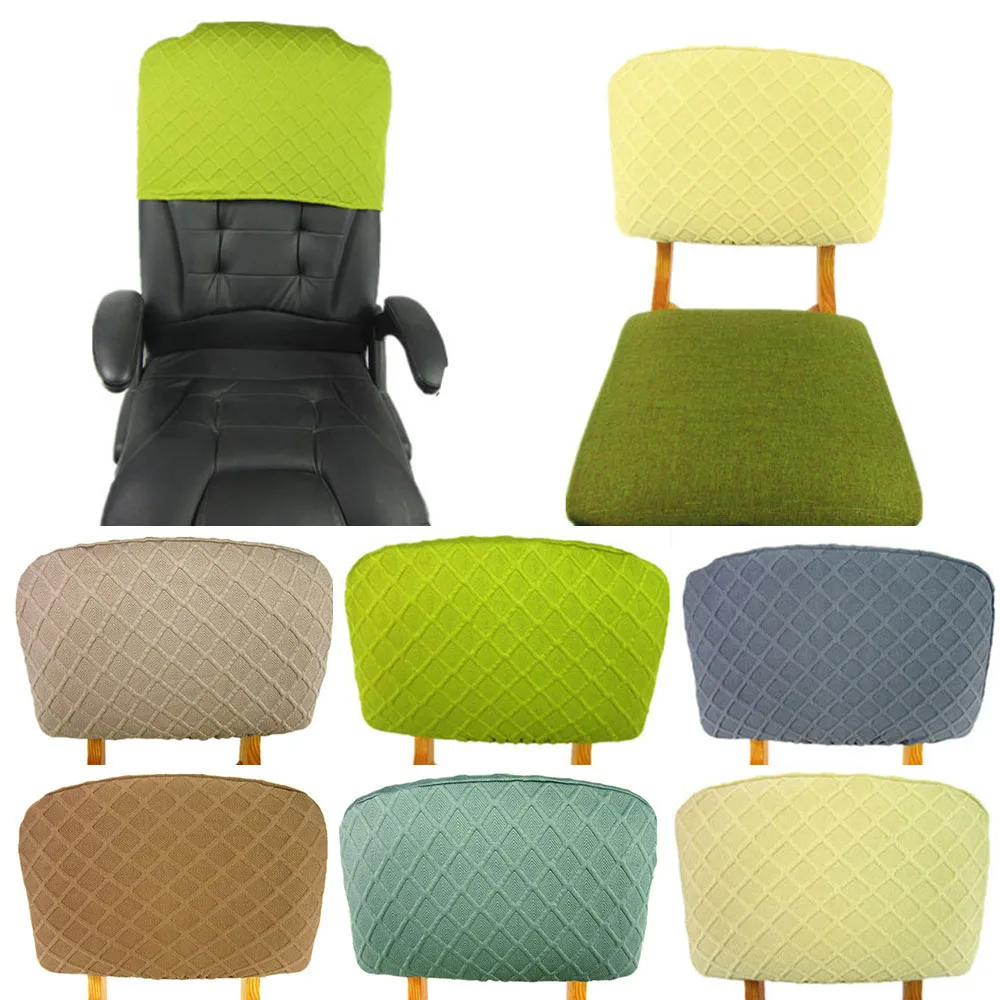 New-Solid-Color-Chair-Back-Protection-Dustproof-Backrest-Slipcover ...