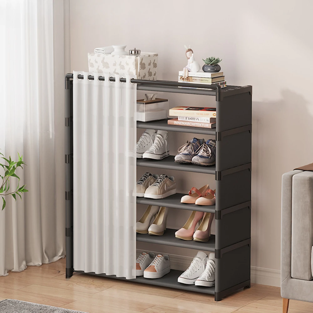 Dustproof-Shoe-Rack-Household-Racks-Multi-Layer-Shelf-Dustproof-Door ...