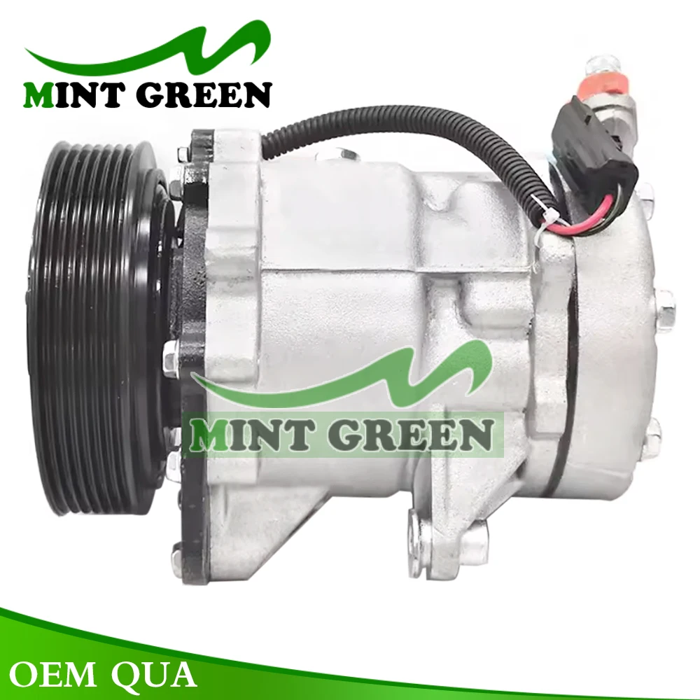 AC Compressor With Clutch For 2002-2005 Jeep Liberty V6 3.7L SD7H15 55037466AC 55037466AE ...