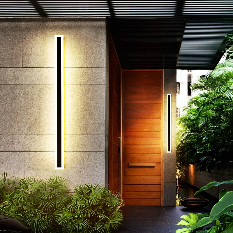 Outdoor-Long-Strip-LED-Wall-Lamp-IP65-Waterproof-Corridor-Porch ...
