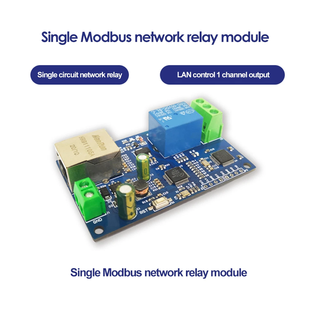 Ethernet Relay Module MQTT Modbus RS485 Digital Input Web Access Control Board CoAP Ethernet LAN ...