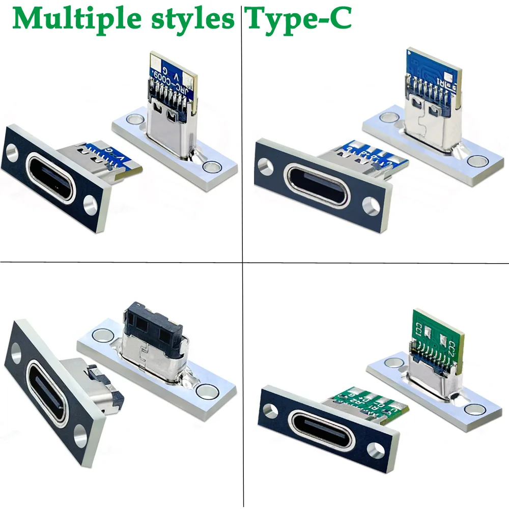 2Pin-4Pin-6Pin-With-screws-USB-3-1-Type-C-Socket-With-Screw-fixing ...