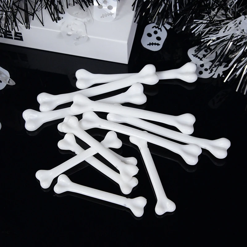 12pcs-Halloween-Party-Simulation-Plastic-Bones-Spoof-Prop-Model-Bones ...