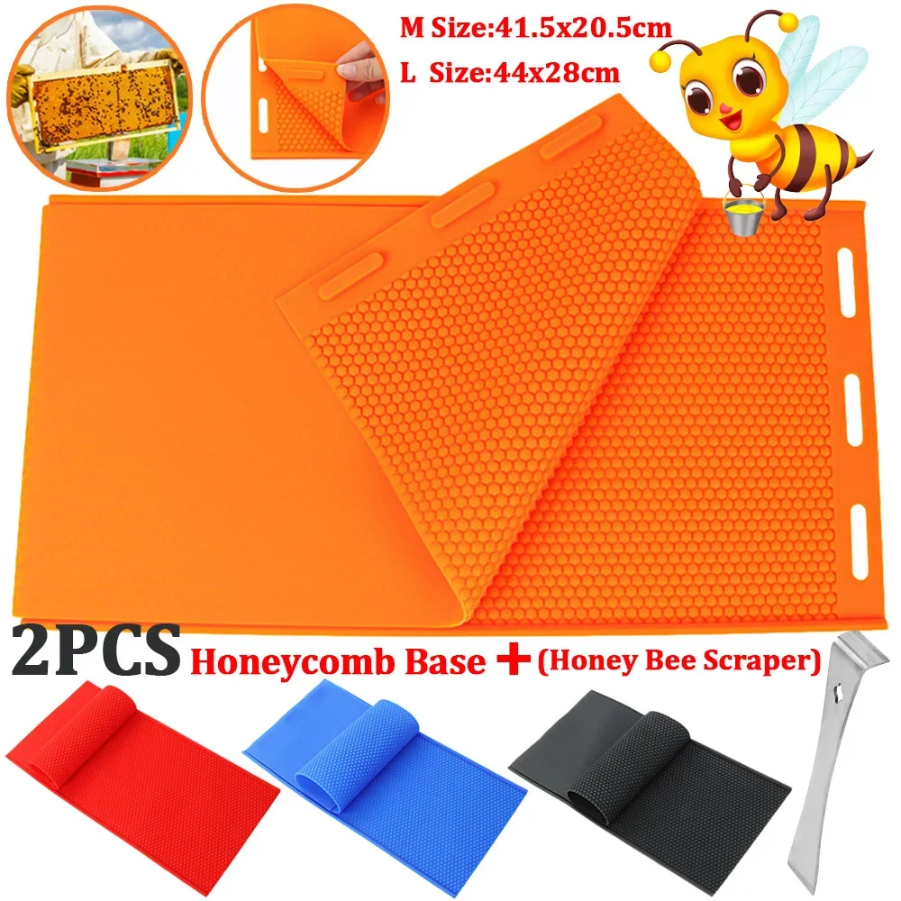 3PCS-SET-Beeswax-Press-Sheet-Mold-Soft-Silicone-Honeycomb-Base ...