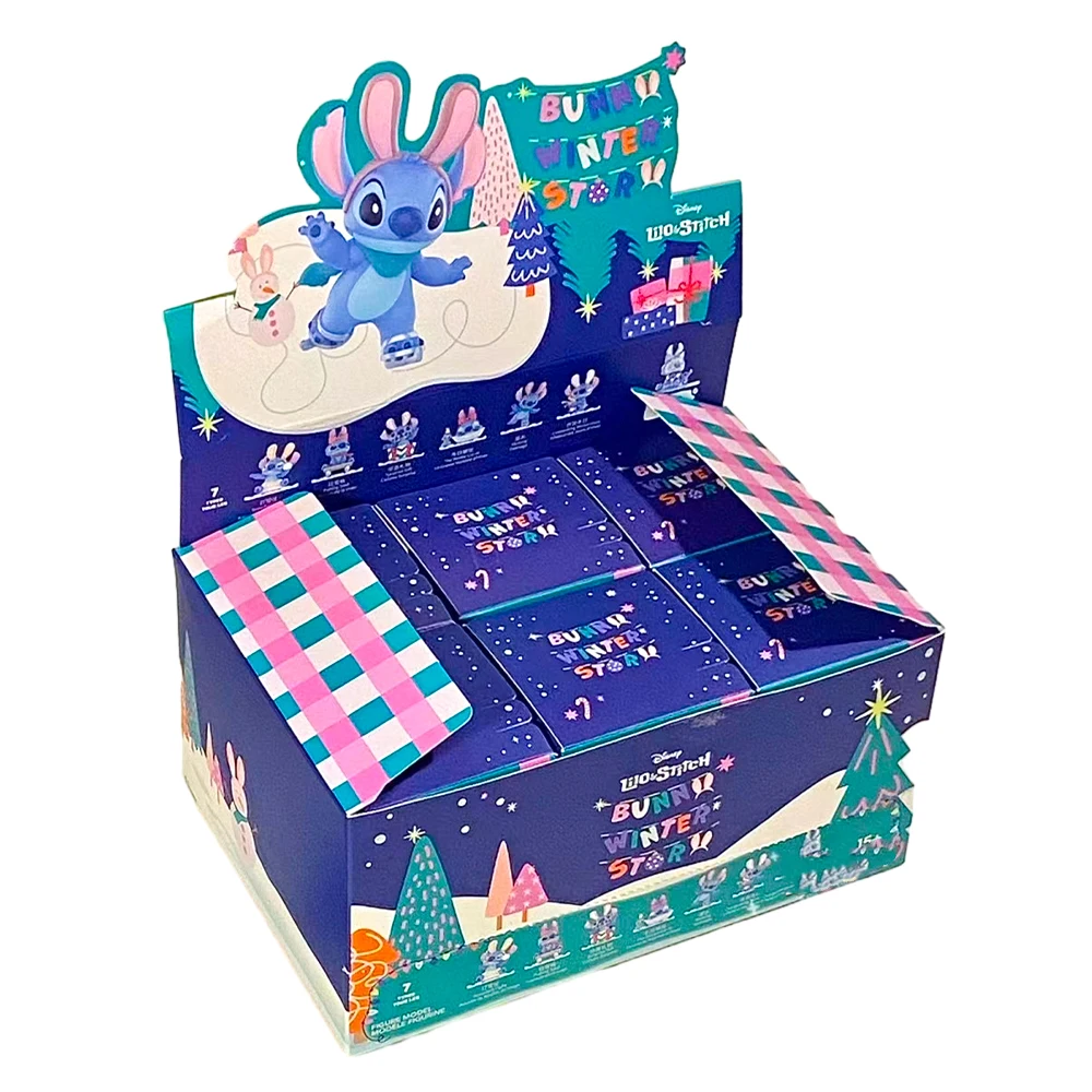 Disney Lilo & Stitch Blind Box Bunny Winter Story Series Cartoon Anime ...
