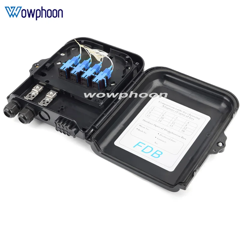 Fiber-Optic-Distribution-Box-Nap-Box-with-Splitter-Black-Access-Outdoor ...