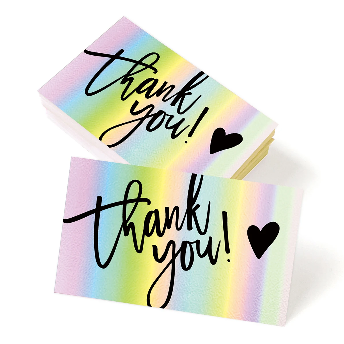 50Pcs-Thank-You-Reflective-Laser-Cards-Thank-You-Card-Small-Business-Wedding-Supplies-Thanks ...