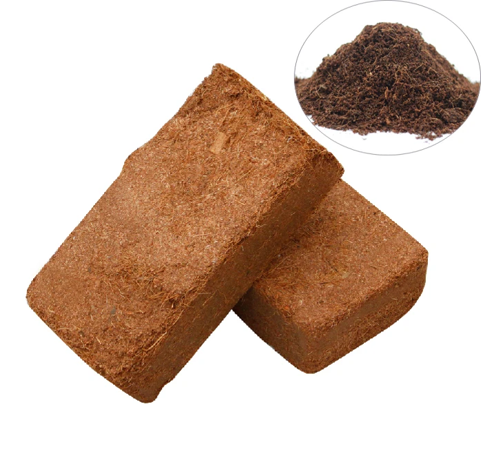 550g Coconut Fiber Potting Mix Compressed Coco Coir Brick Coco Peat ...
