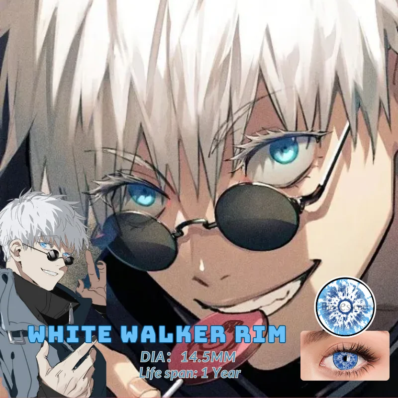 Bio-essence-1Pair-Cosplay-Colored-Contacts-Lenses-Yearly-Use-Anime-Gojo ...