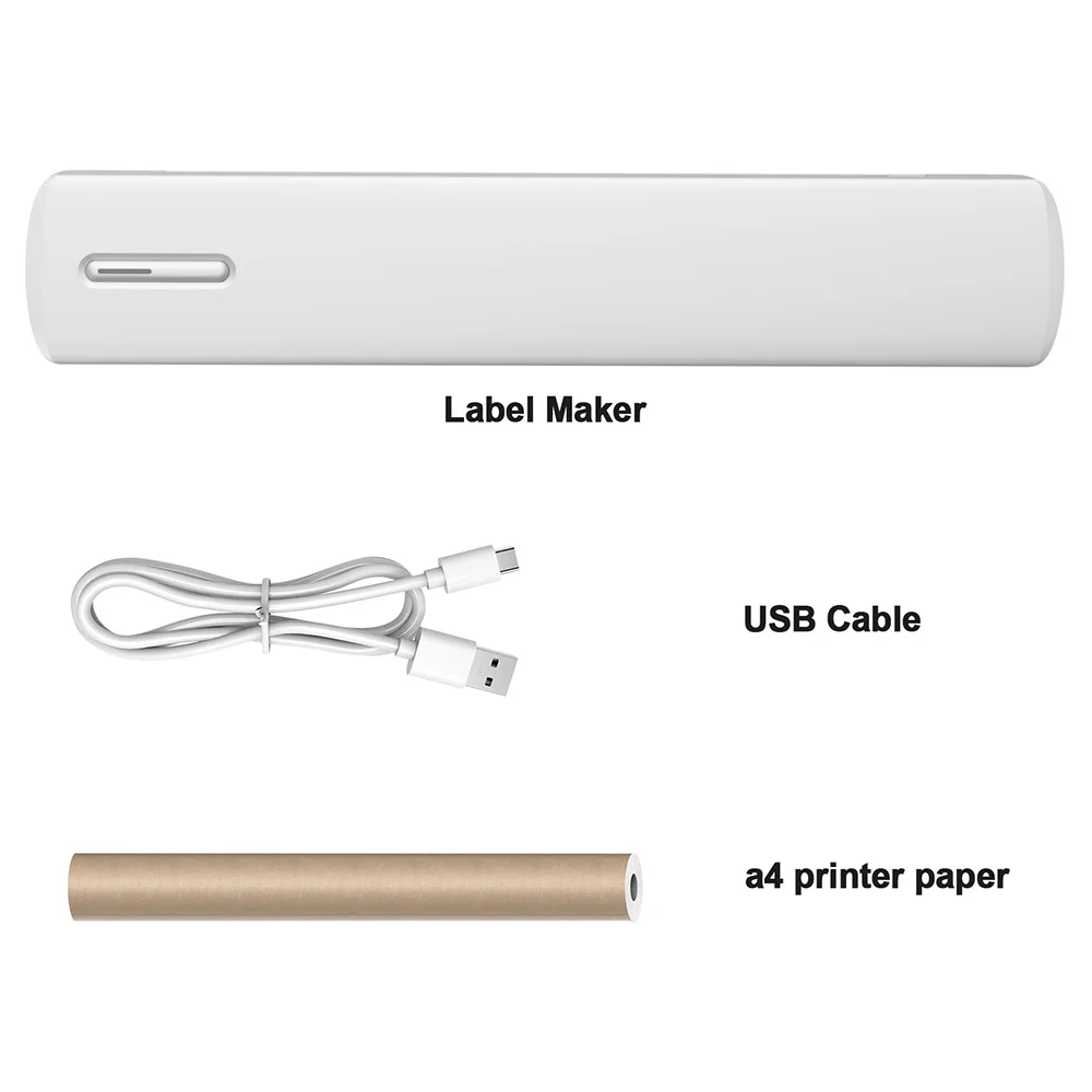 Portable Printer Wireless Inkless Thermal A4 C80 300DPI US-letter ...