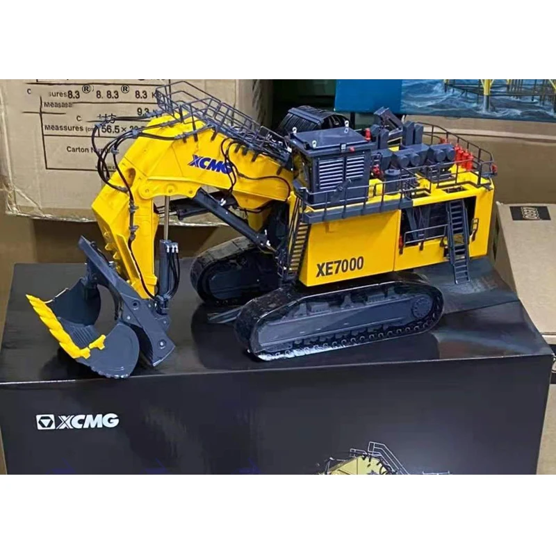 Diecast-1-50-Scale-XCMG-XE7000-Large-Mine-Shovel-Excavator-Alloy-Engineering-Car-Model ...