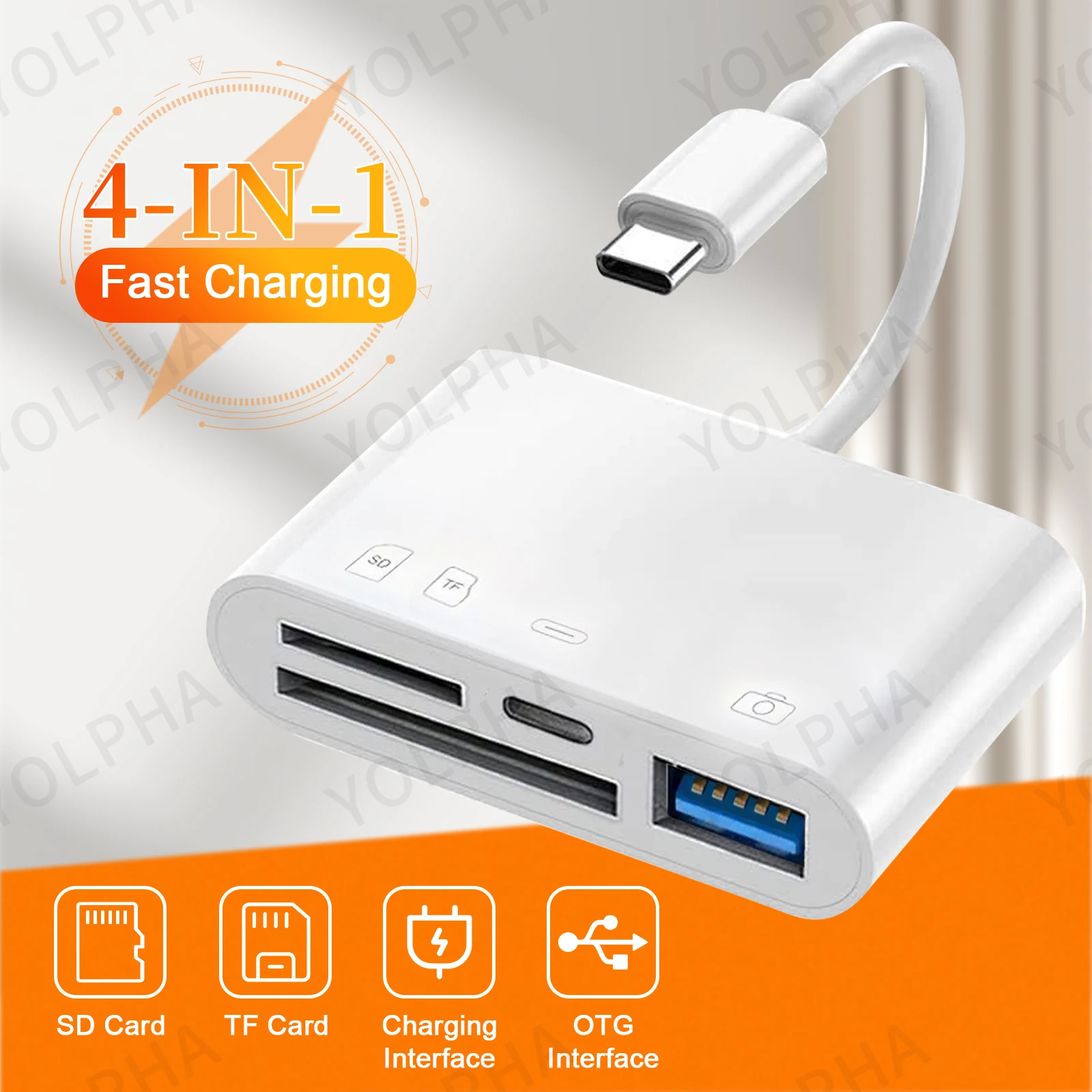 4IN1-Type-C-OTG-Adapter-30W-Quick-Charge-USBC-to-MicroSD-TF-SD-Memory ...