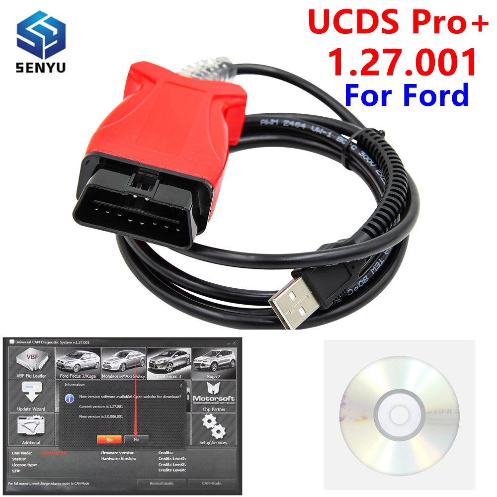 for Ford UCDS Pro + V1.27.001 Full License Activated 35 Tokens Auto ...