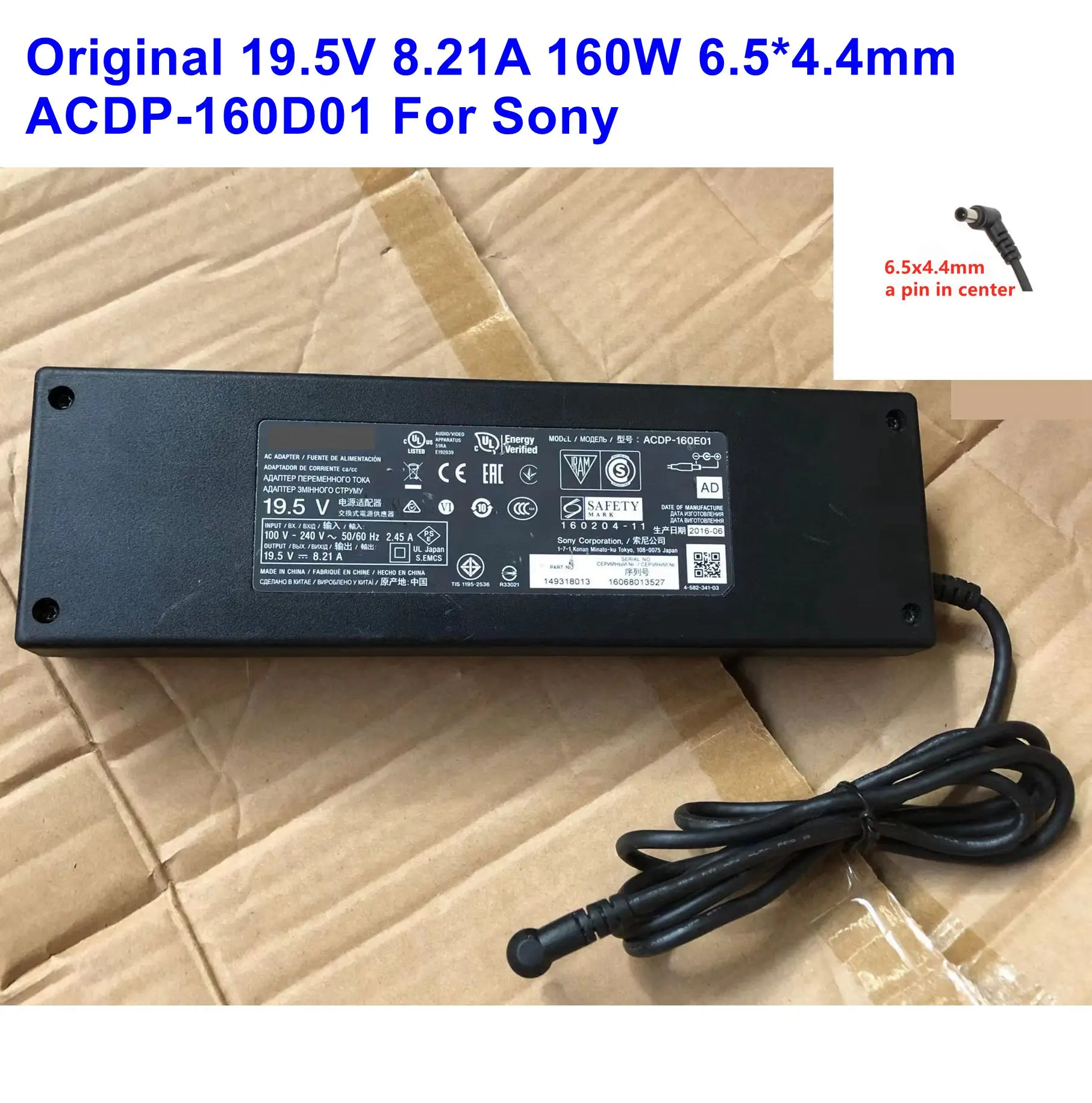 Adaptador-de-CA-Original-para-cargador-de-ACDP-160D01-de-TV-SONY-19-5-V ...