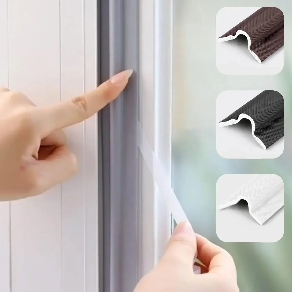 New-2m-Self-adhesive-Door-Window-Sealing-Strip-Wearable-Sliding ...