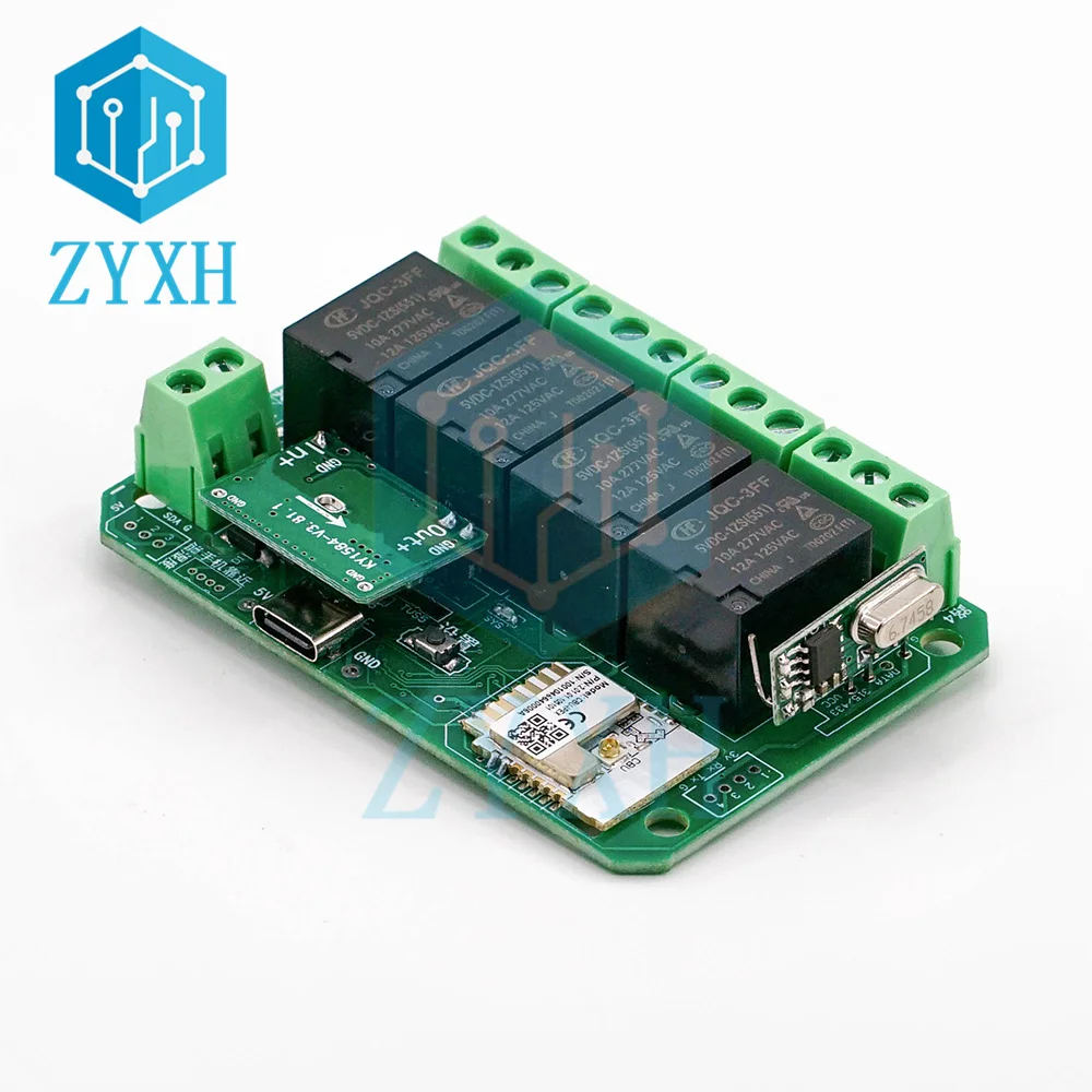 Tuya 4CH WiFi/Zigbee Remote Control Smart Switch DC 7 27V AC 85 250V ...