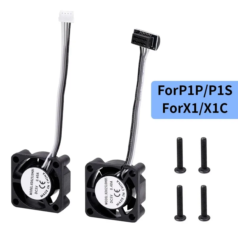 2510 Fan For Bambu Lab X1/P1 A1 Hotend Cooling Fan With Cable Rapid X1C ...