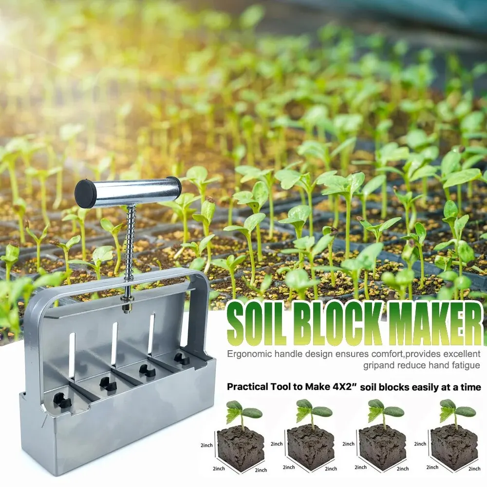 Handheld-Seedling-Soil-Block-Maker-2-Inch-Soils-Blocking-Tool-Used-for ...
