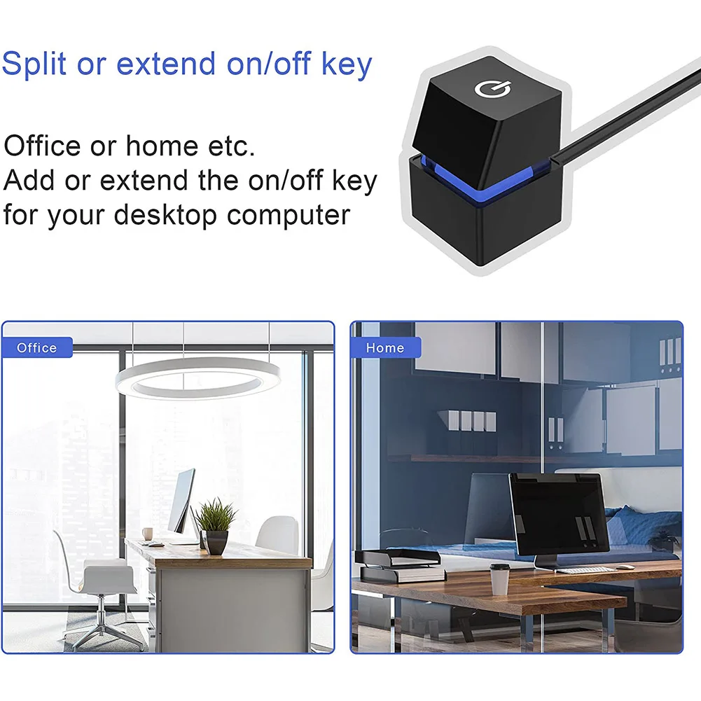 2m Portable Colorful LED Lights Computer Desktop Switch PC Motherboard ...