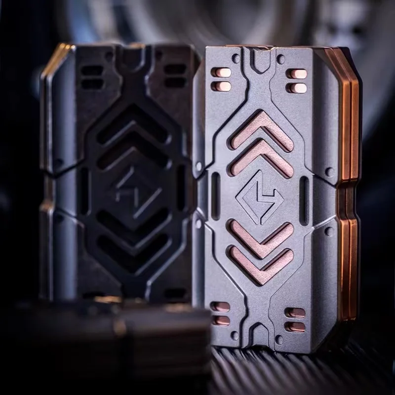 Metal Shield Magnetic EDC Fidget Slider Car Keychain Hand Spinners ...