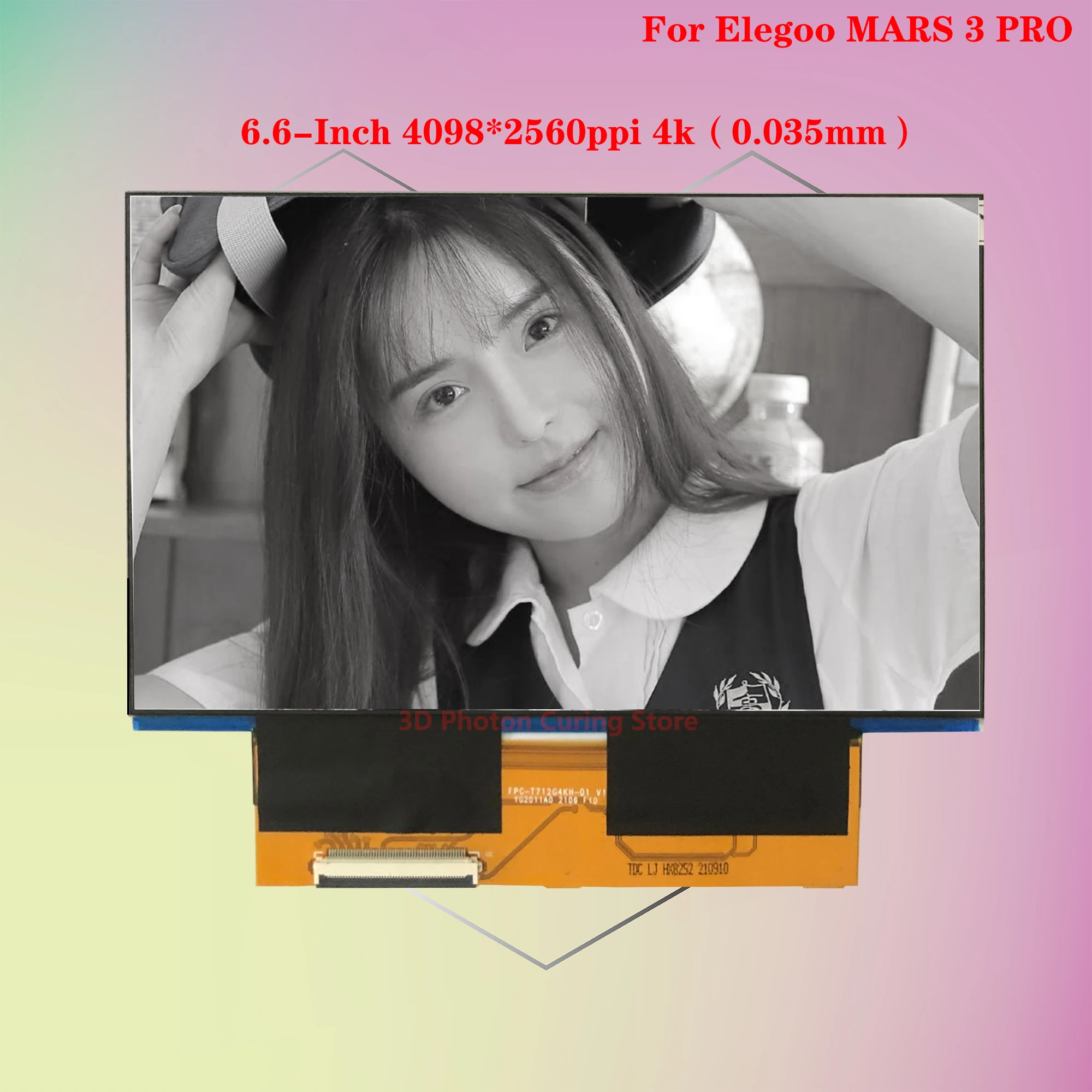 6-6-Inch-4K-Panel-Screen-for-Elegoo-Mars-3-mono-lcd-UV-3D-Printer ...